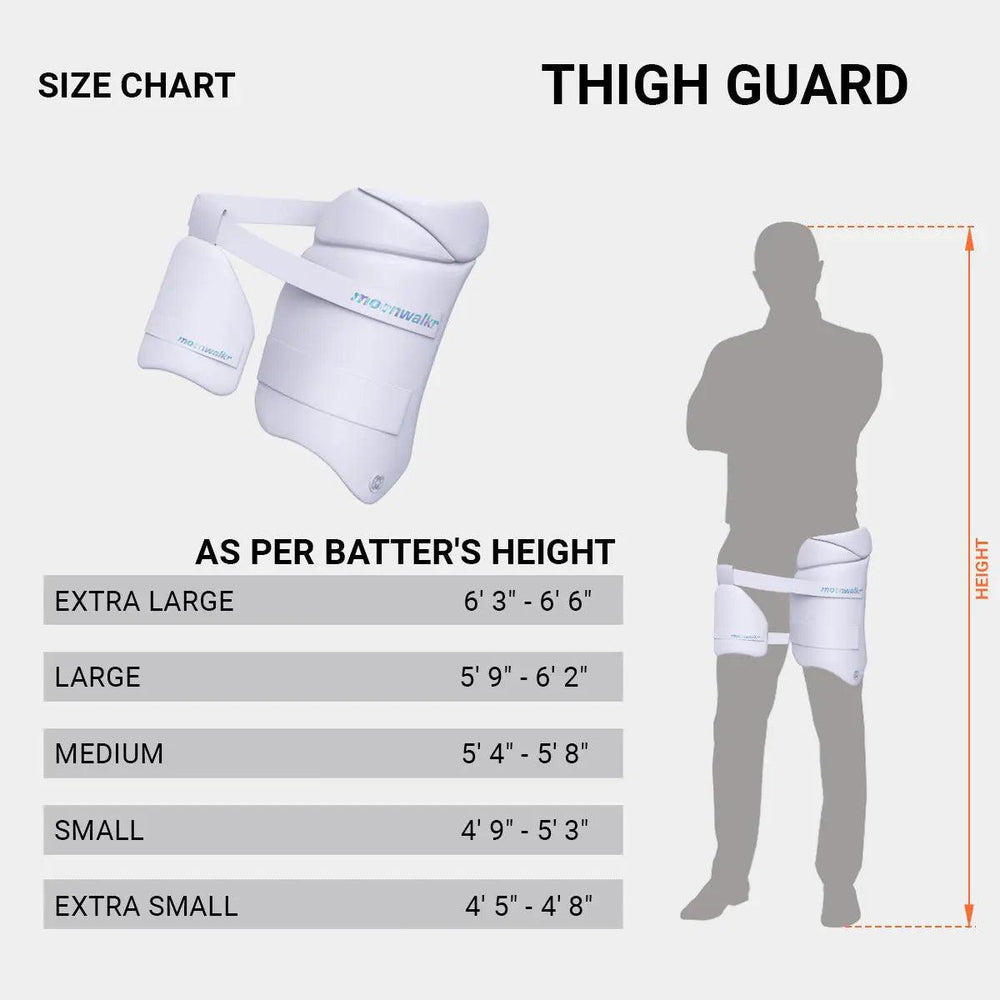 moonwalkr Thigh Guards 2.0 | Dual Thigh Protection for Cricket